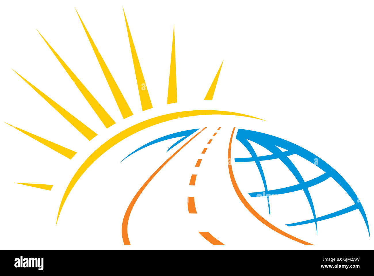 Earth globe world logo hi-res stock photography and images - Alamy