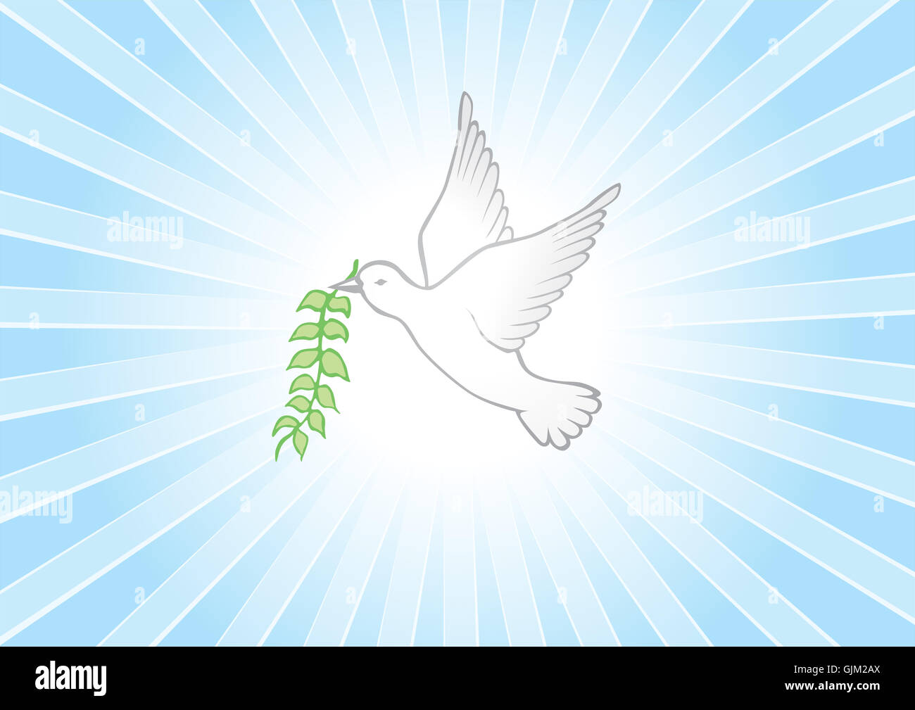 bird peace leaf Stock Photo - Alamy