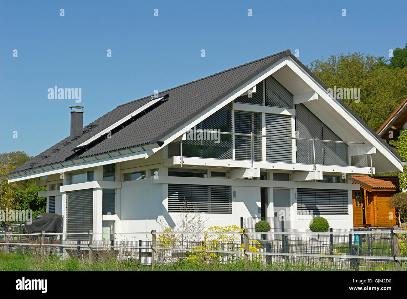 Saddle roof building hi-res stock photography and images - Alamy