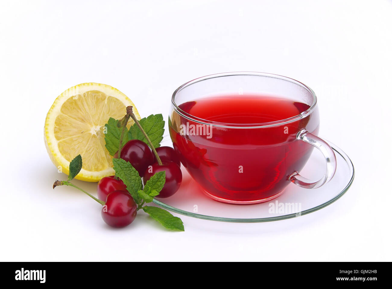 tea fruit cherry Stock Photo - Alamy