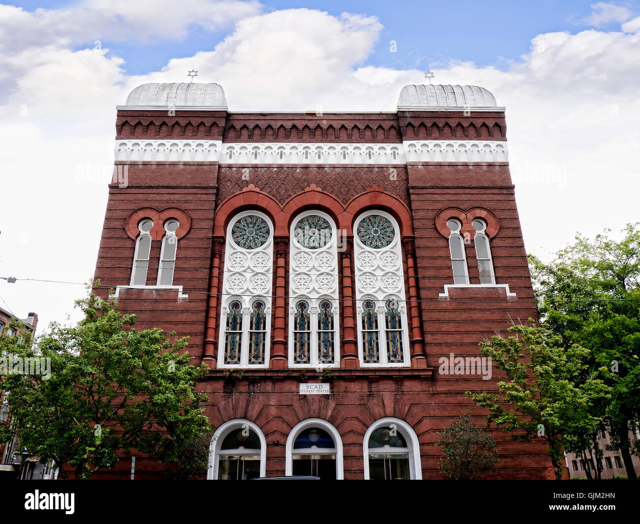 Synagogue in the Charming Elegant City of Savannah on the Savannah ...