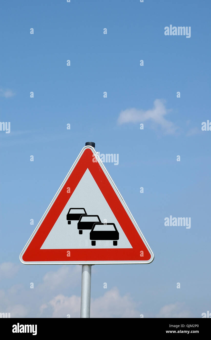 danger sign signal Stock Photo - Alamy
