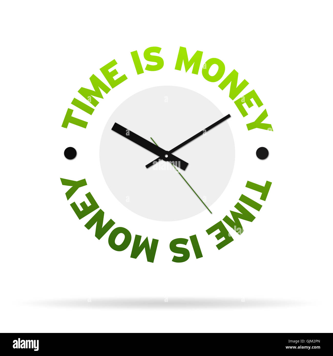 Time is Money Clock Stock Photo - Alamy