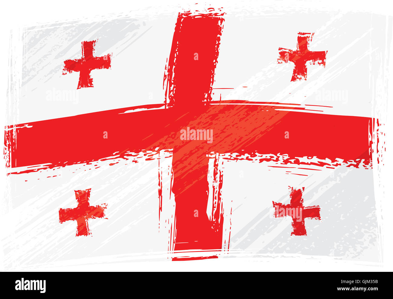 flag georgia emblem Stock Photo - Alamy