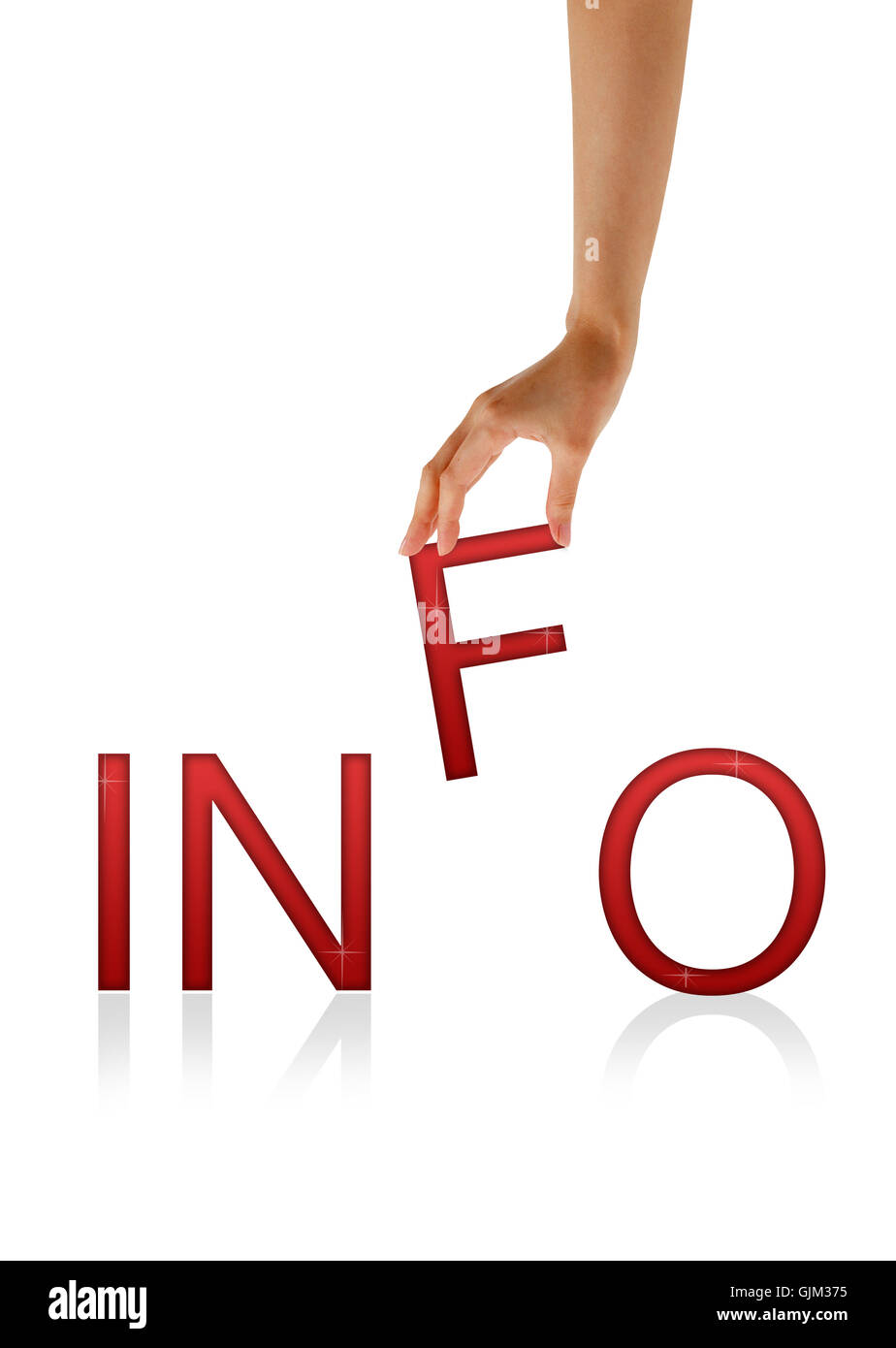 Info - Hand Stock Photo - Alamy