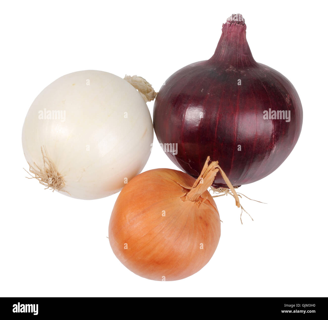 Only three fresh onion Stock Photo - Alamy