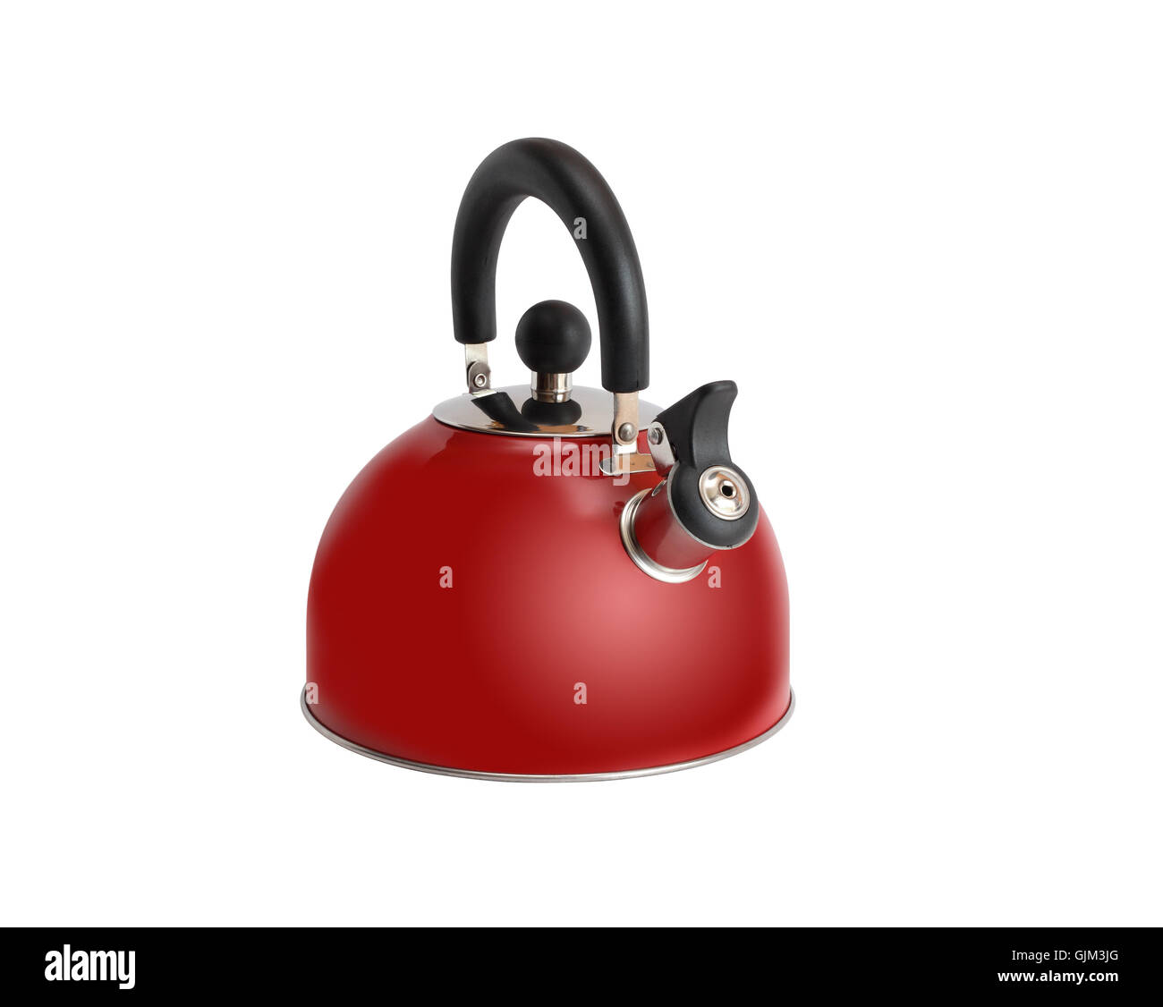 New Red Kettle Stock Photo - Alamy