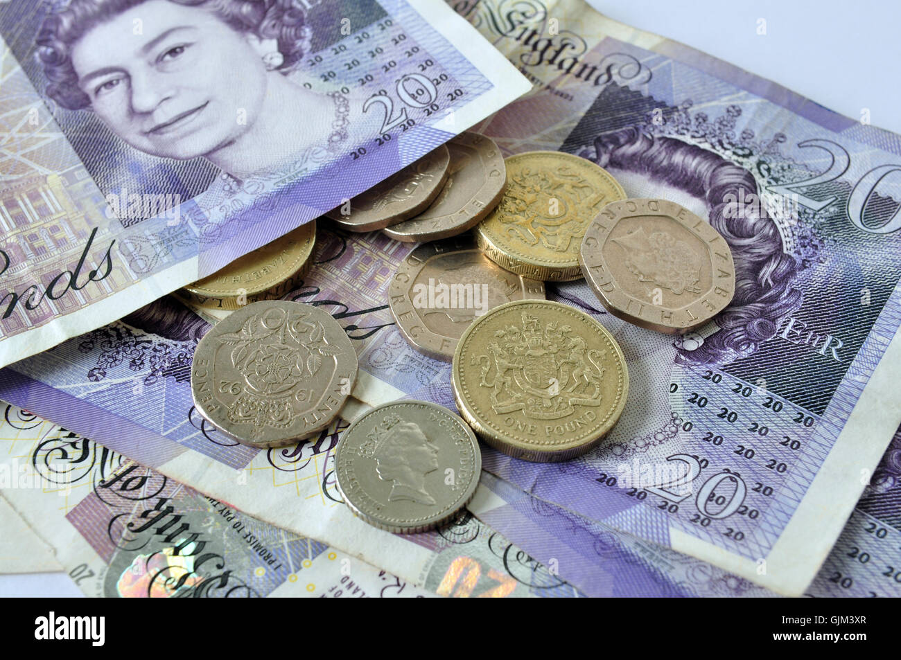 British cash hi-res stock photography and images - Alamy