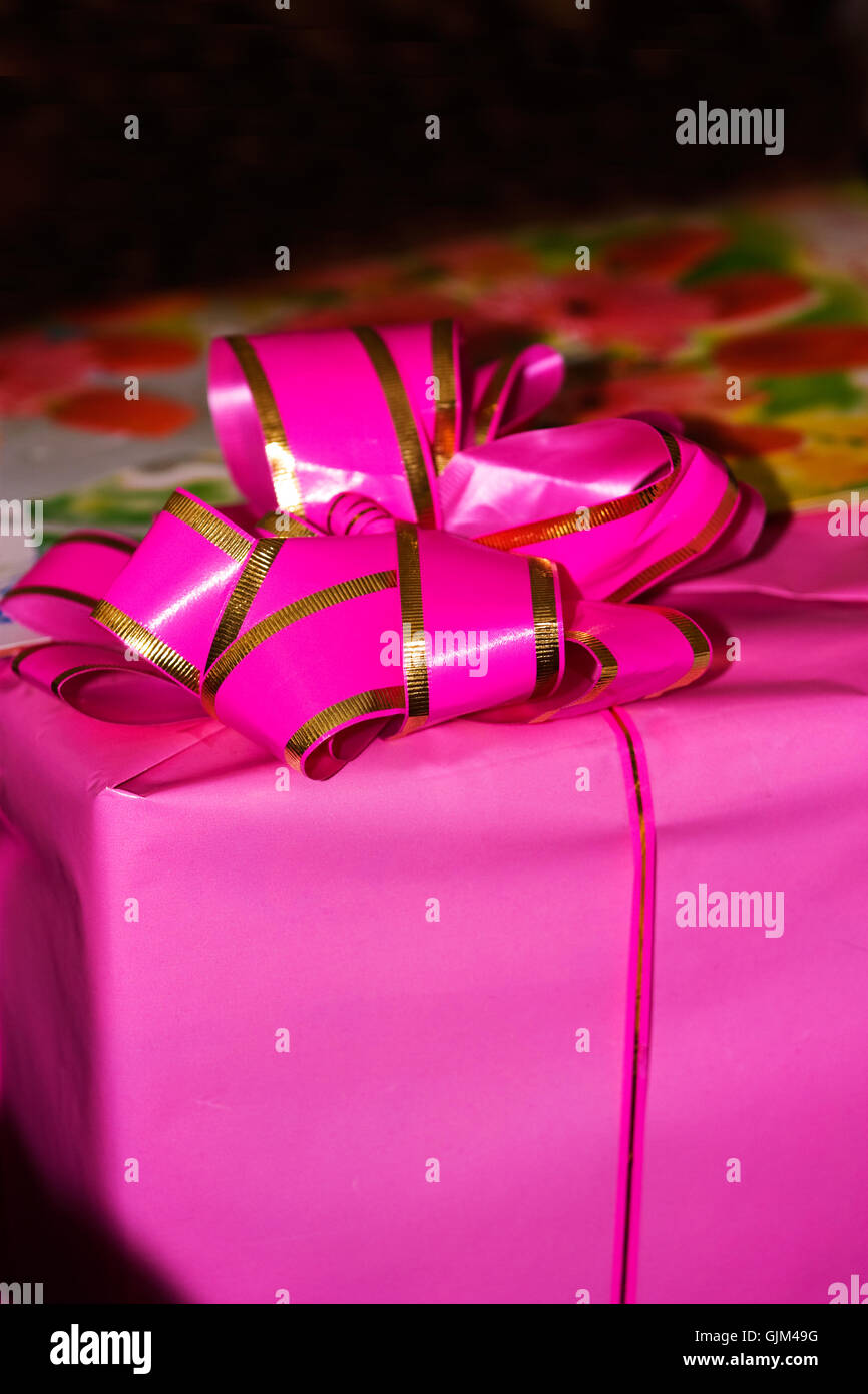 Beautiful gift box tied hi-res stock photography and images - Alamy