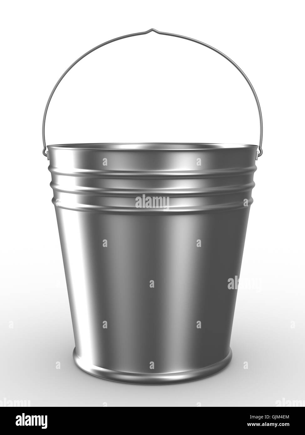 Silver bucket Black and White Stock Photos & Images - Alamy