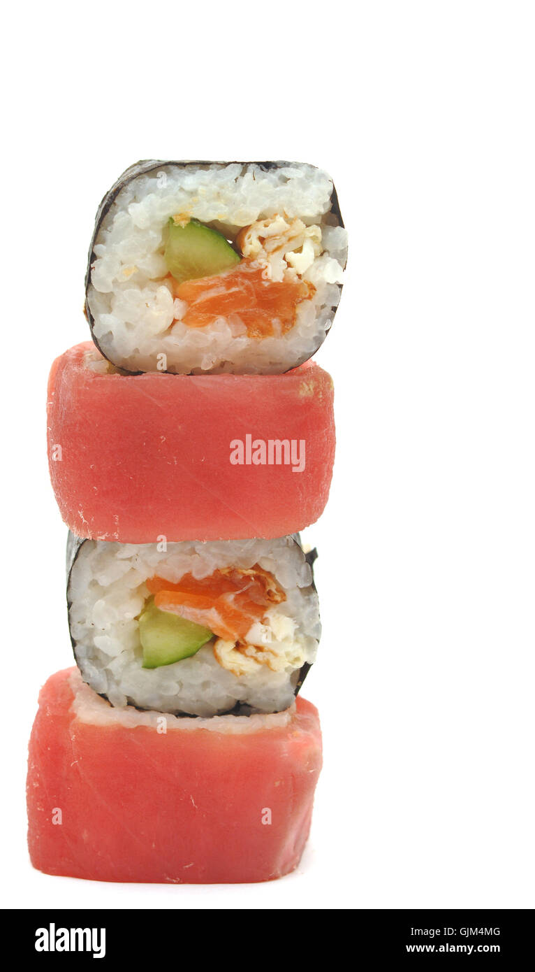 Black sushi Cut Out Stock Images & Pictures - Alamy