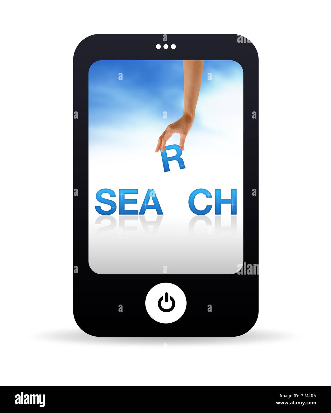Search Mobile Phone Stock Photo - Alamy
