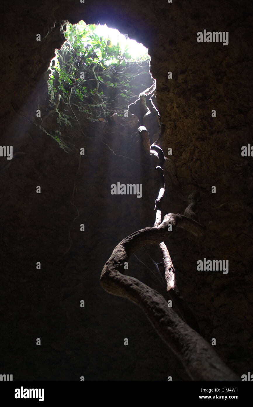 cave beam sunlight Stock Photo - Alamy