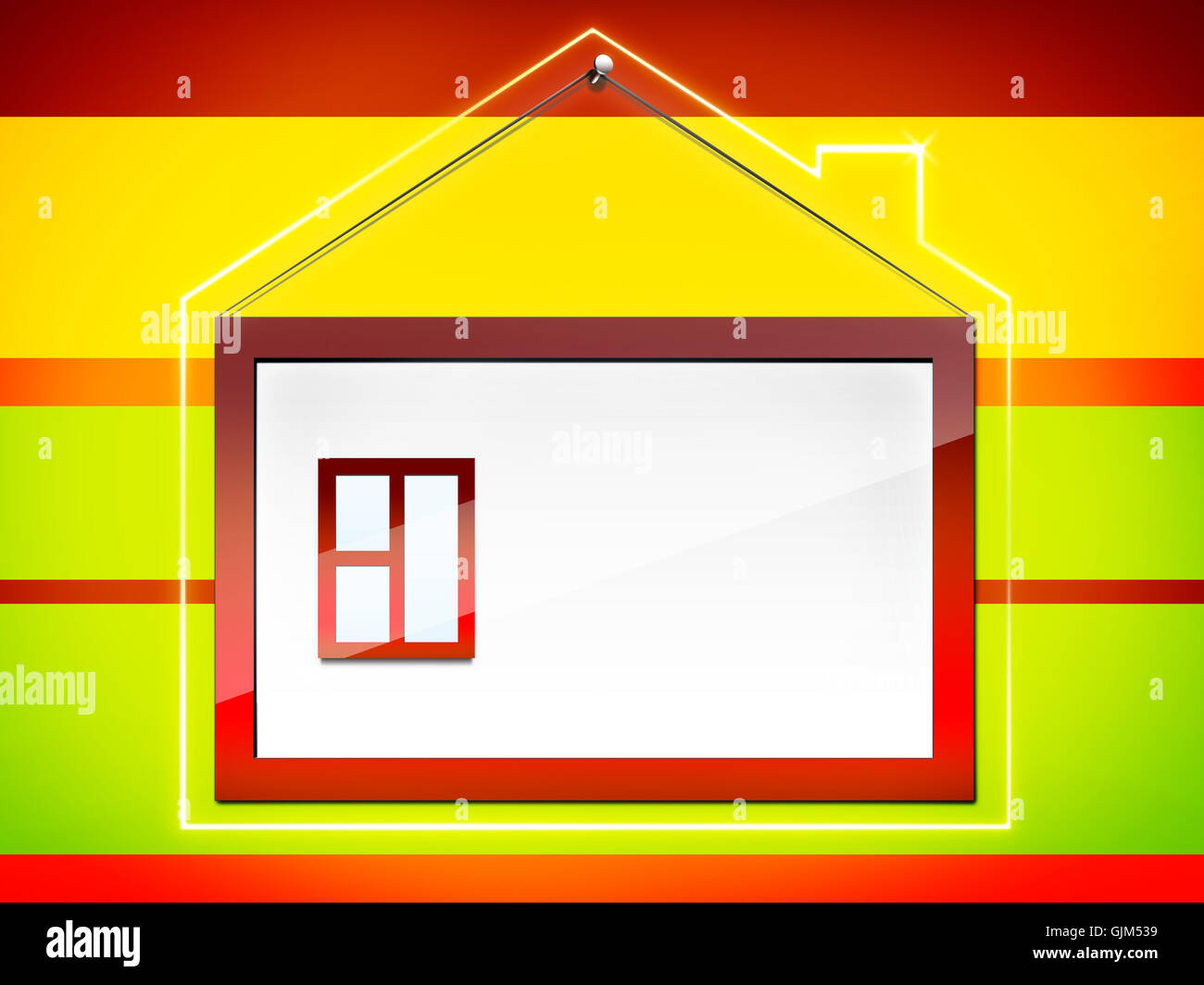 Real Estate Frame Stock Photo - Alamy