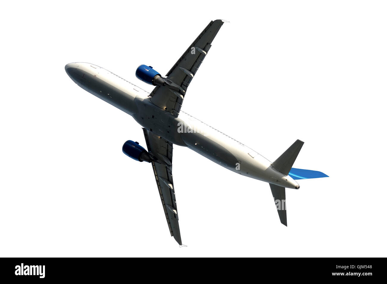 Plane isolated on white background Stock Photo - Alamy