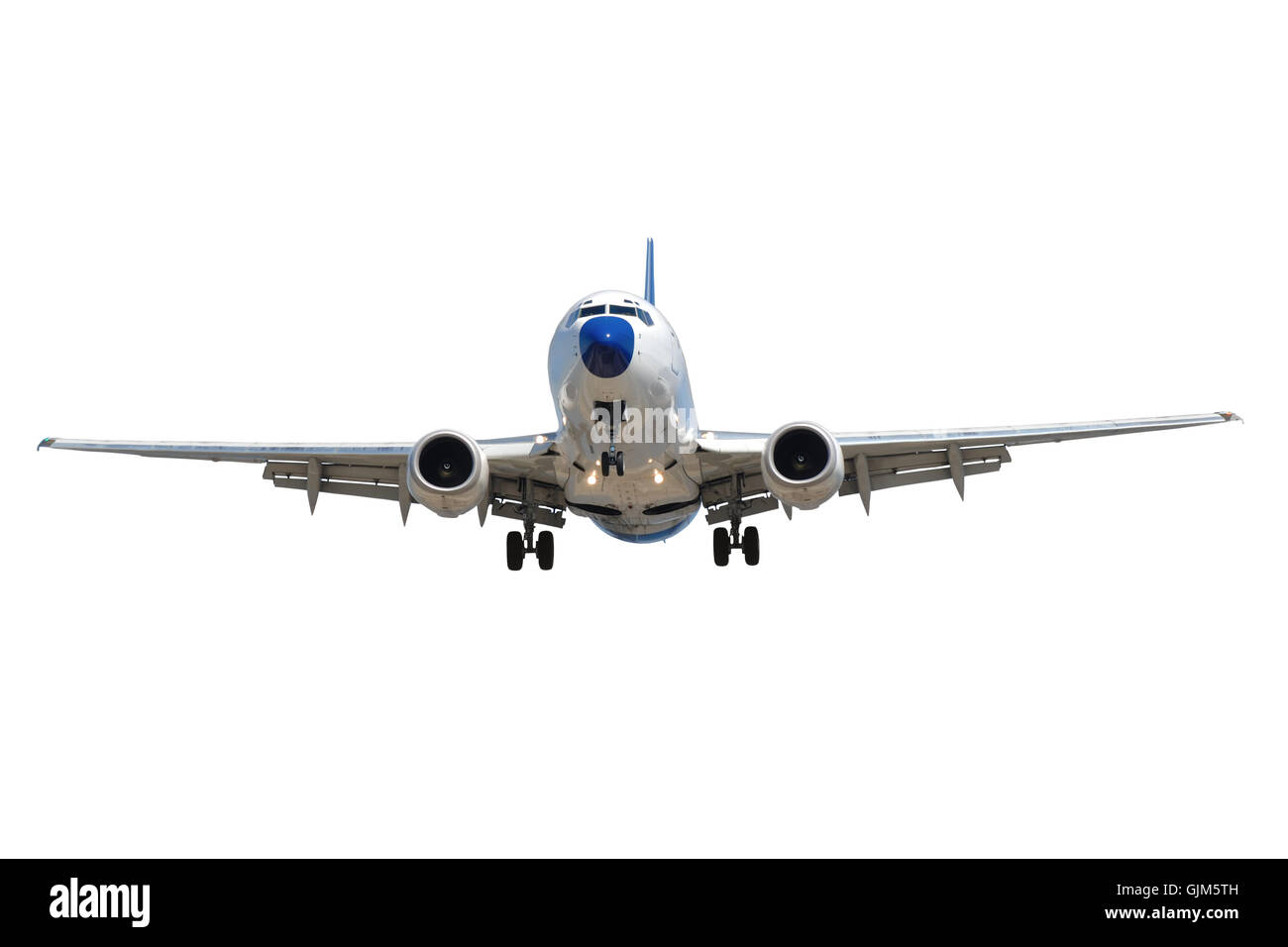 Plane isolated on white background Stock Photo - Alamy