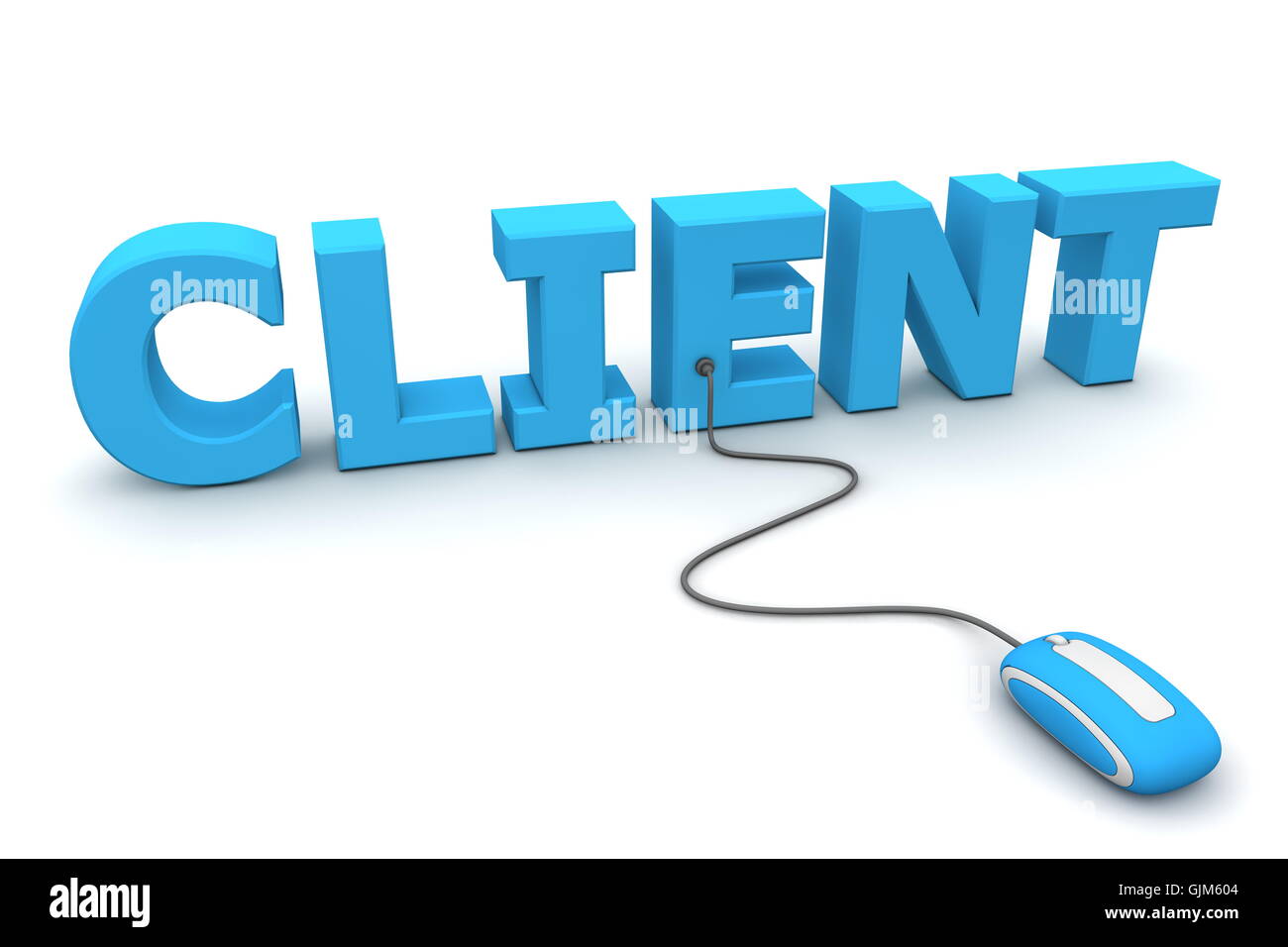 Browse the Client - Blue Mouse Stock Photo - Alamy