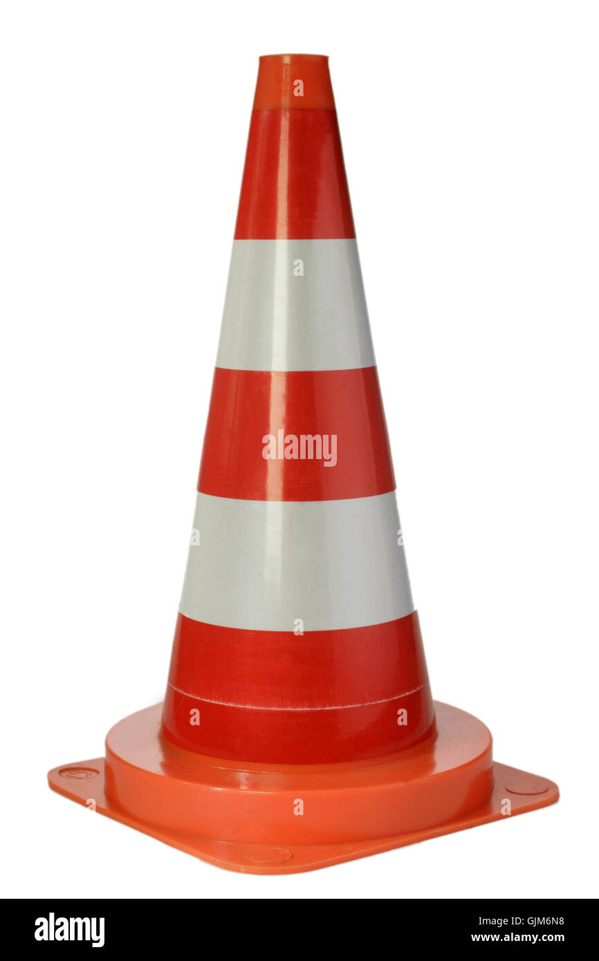 Danger warning cone hi-res stock photography and images - Alamy