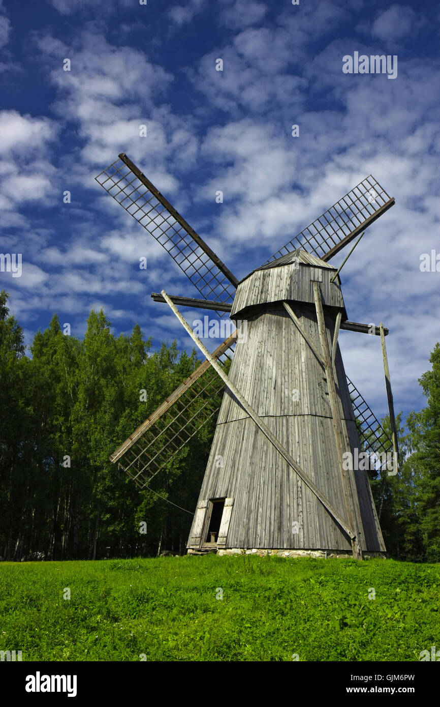 Wooden mill wooden windmill hi-res stock photography and images - Alamy