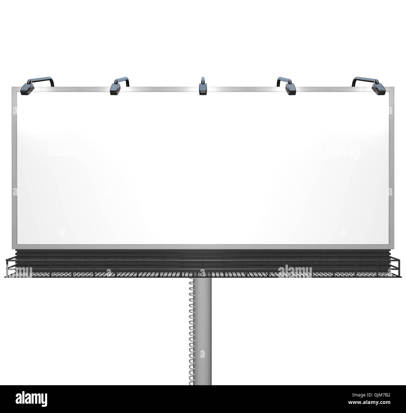 Blank white signage hi-res stock photography and images - Alamy