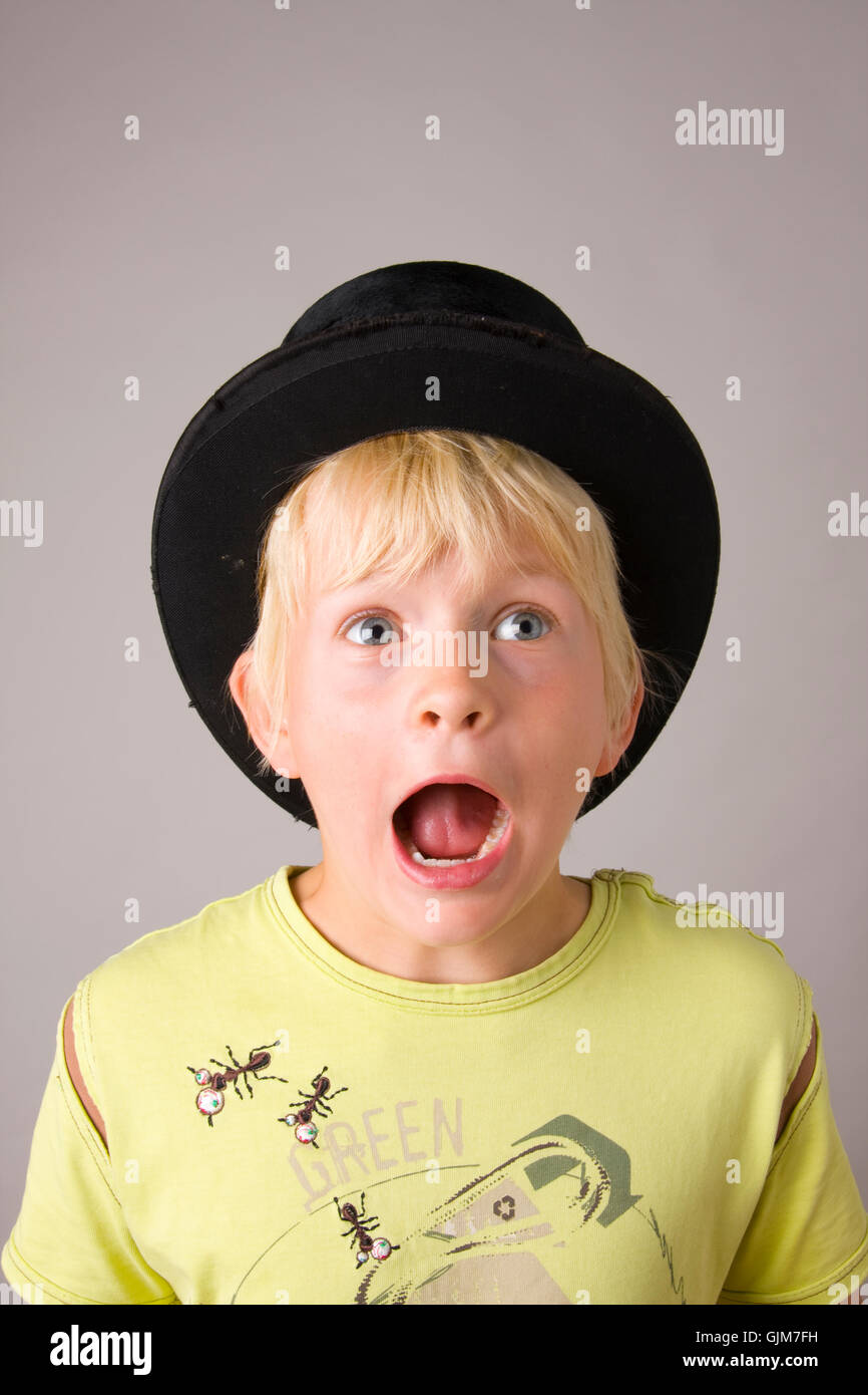hat boy lad Stock Photo - Alamy