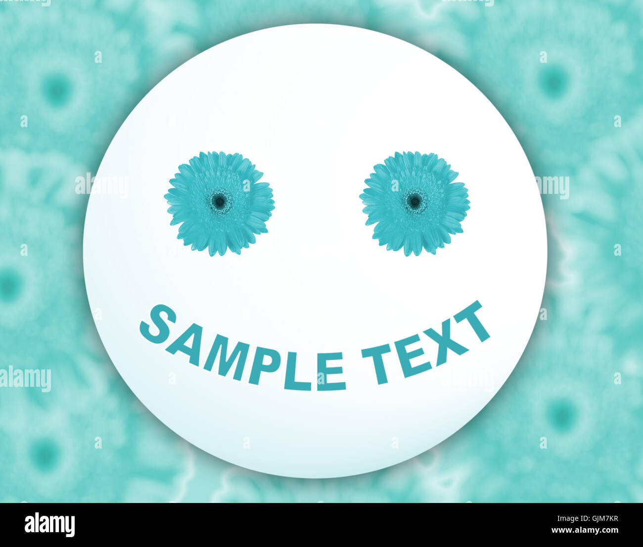 Smiley face blue hi-res stock photography and images - Alamy
