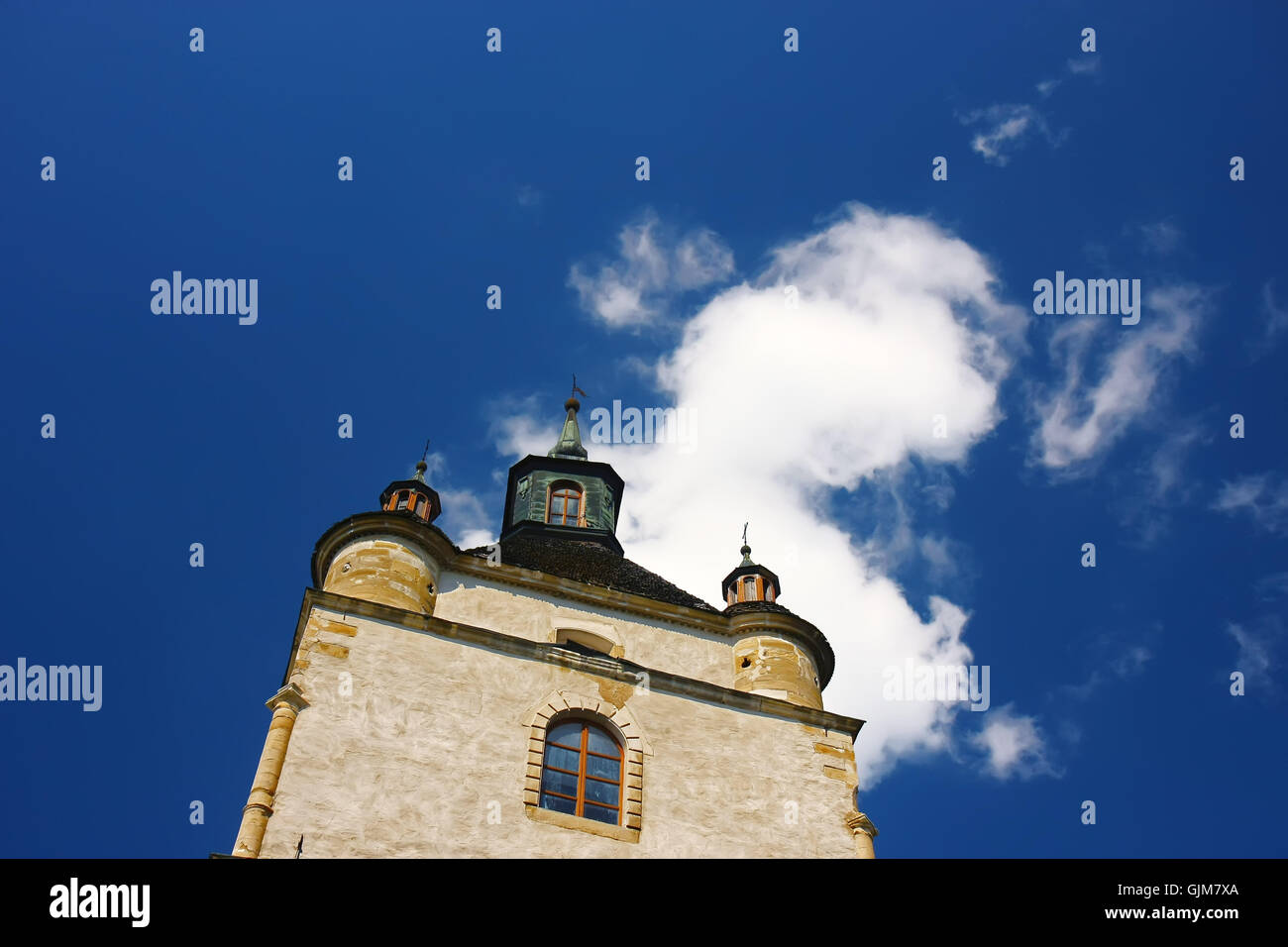 Tower white cross hi-res stock photography and images - Alamy