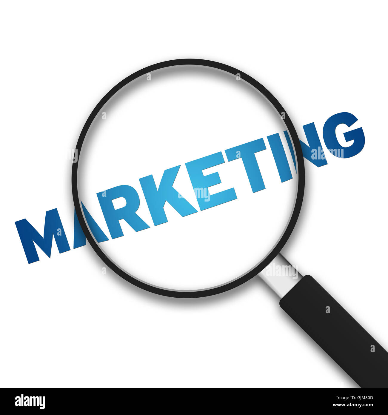 Magnifying Glass - Marketing Stock Photo - Alamy