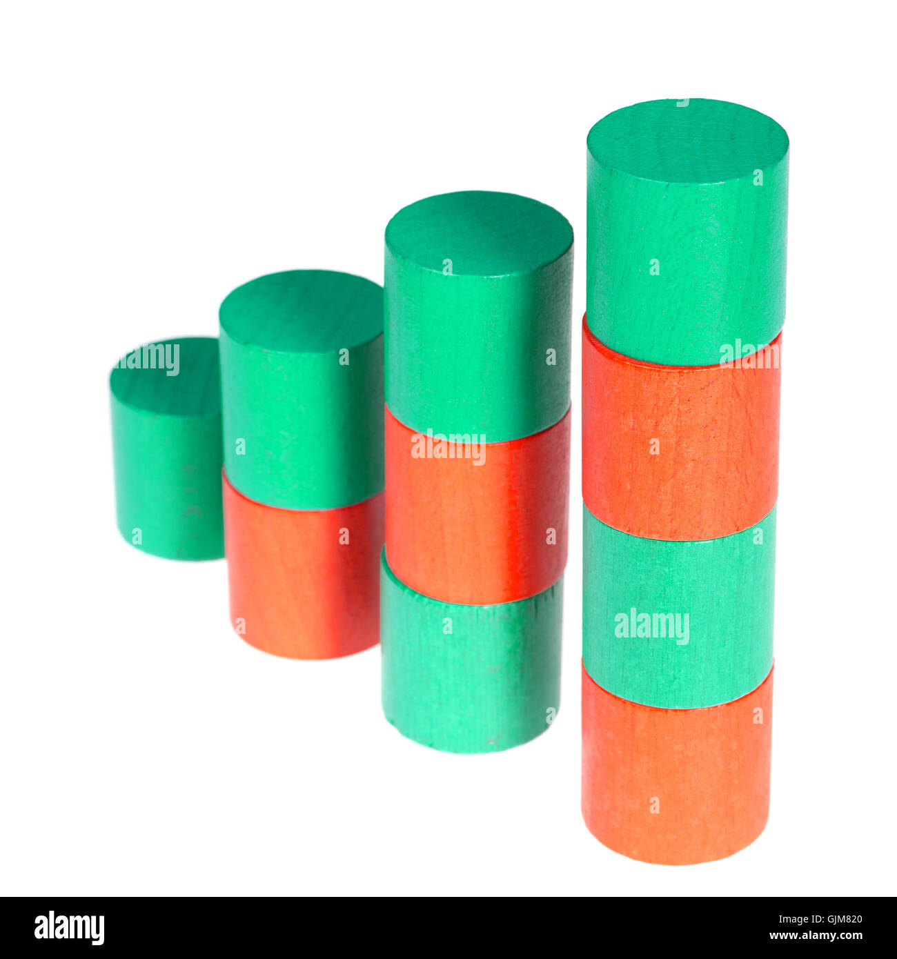 Row steps Cut Out Stock Images & Pictures - Alamy