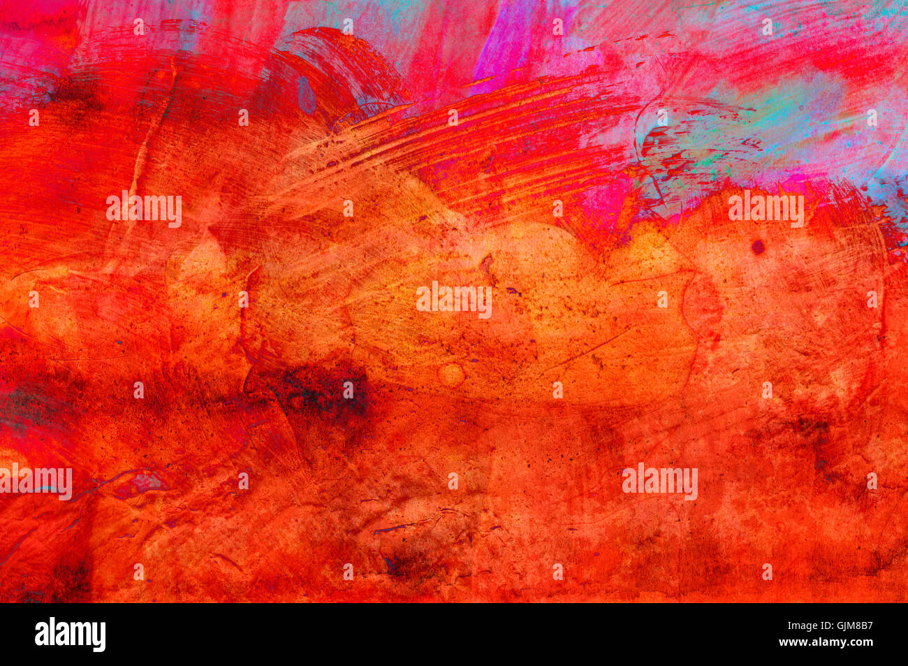 Abstract grunge paint - handmade for colorful wallpaper Stock Photo - Alamy