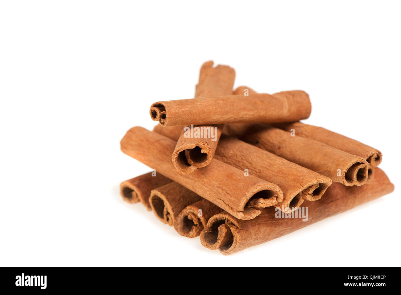 Stack cinnamon sticks on Cut Out Stock Images & Pictures - Alamy