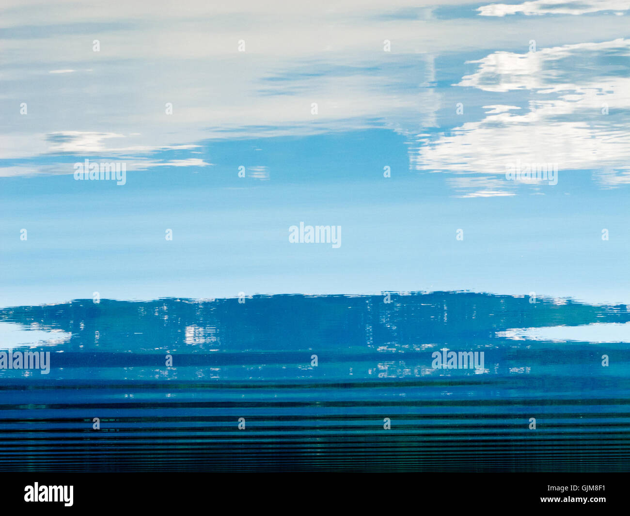 Water Surface mirrored Landscape Abstract Stock Photo - Alamy