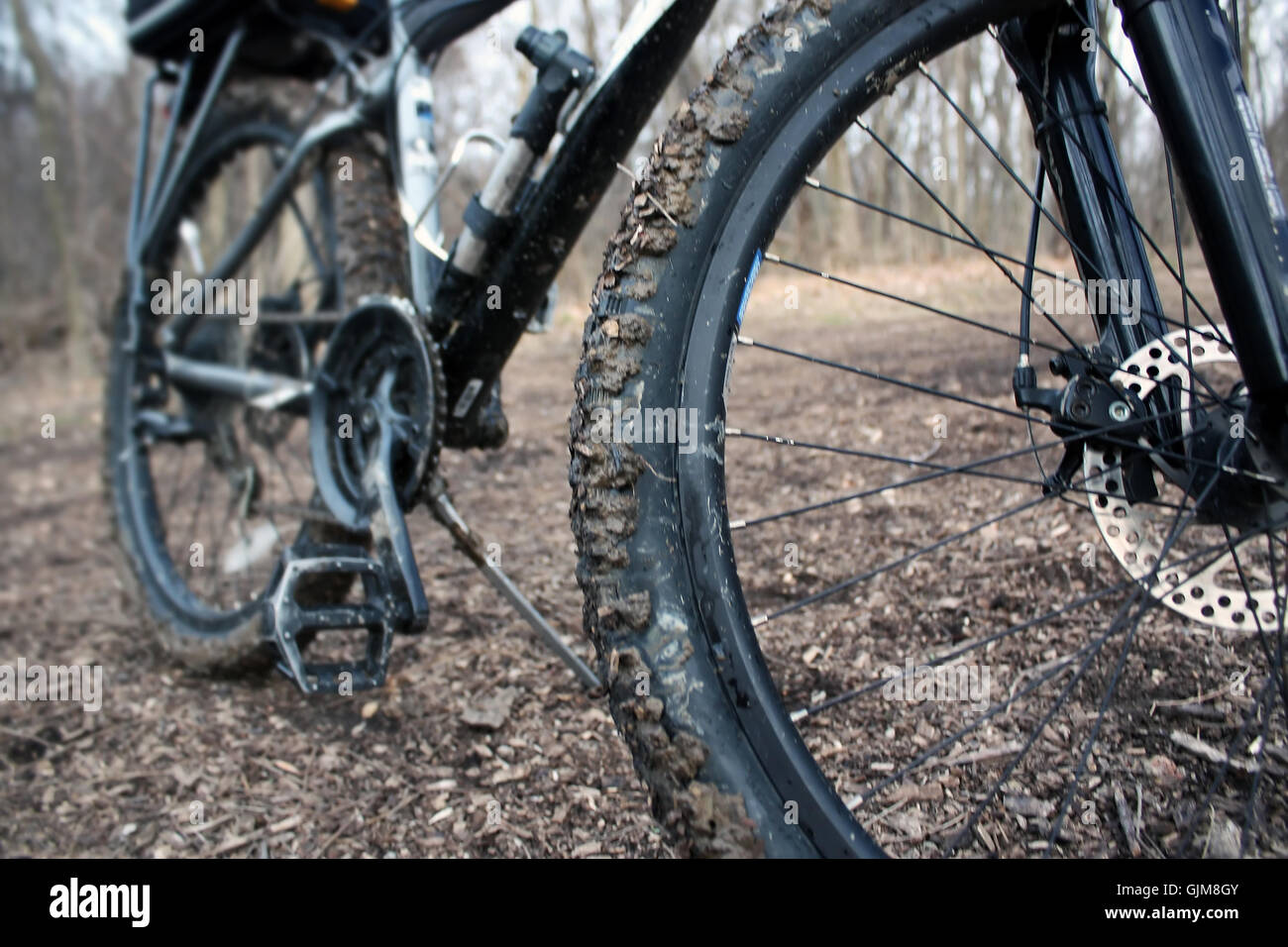 Bike tire marks hi-res stock photography and images - Alamy