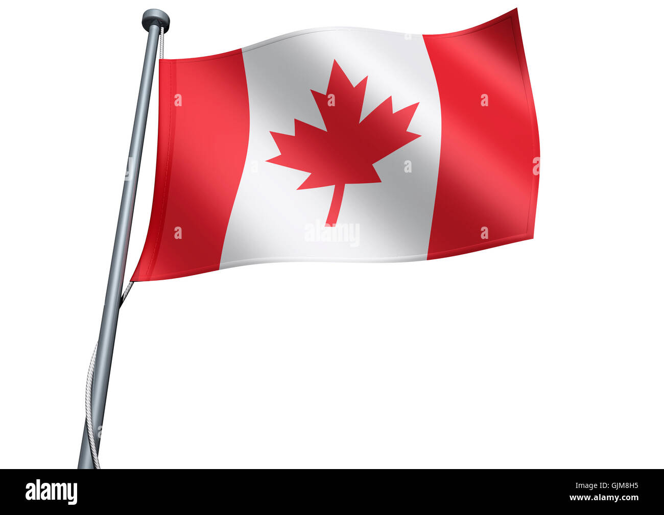 canada flag graphic Stock Photo - Alamy