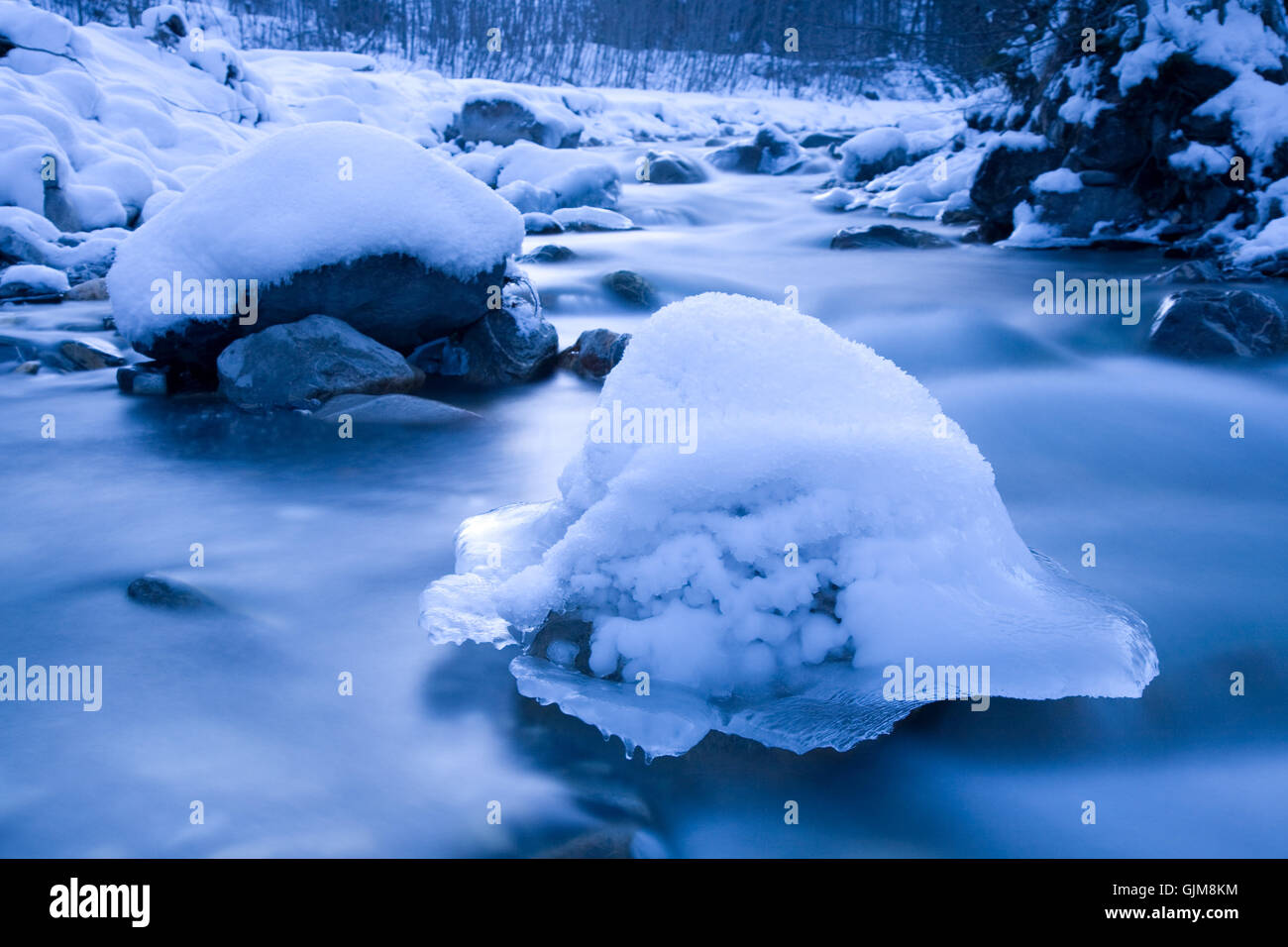 naturally shaped ice sculpture Stock Photo - Alamy