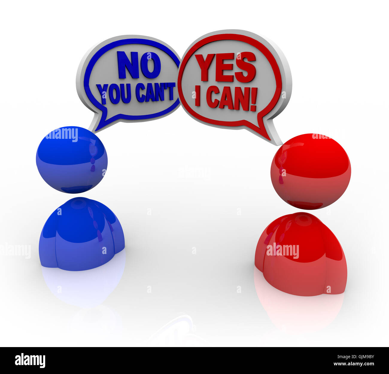 Yes i can Cut Out Stock Images & Pictures - Alamy