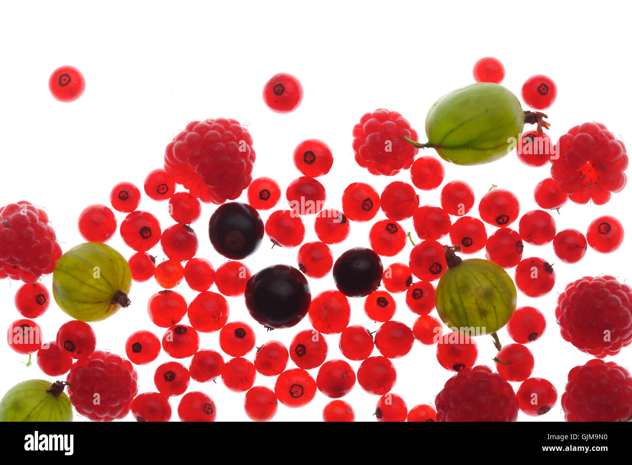 Spilled berries Stock Photo - Alamy