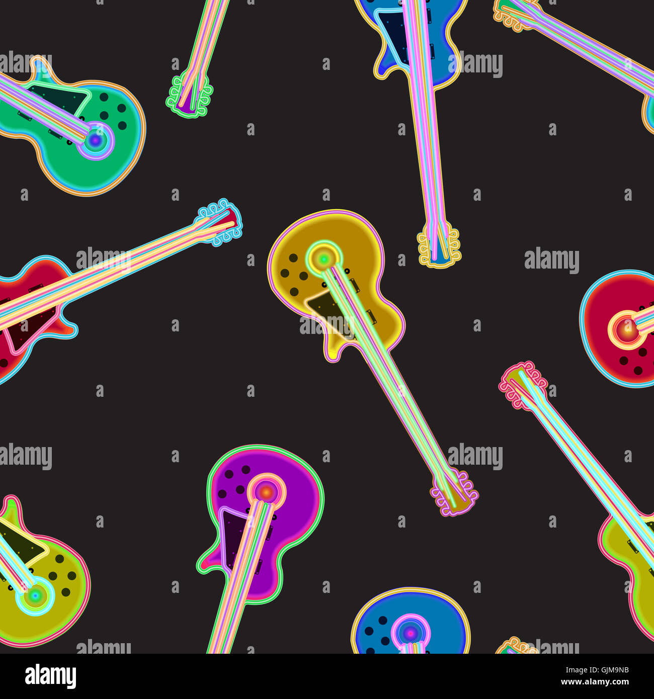 electric guitar pattern Stock Photo - Alamy