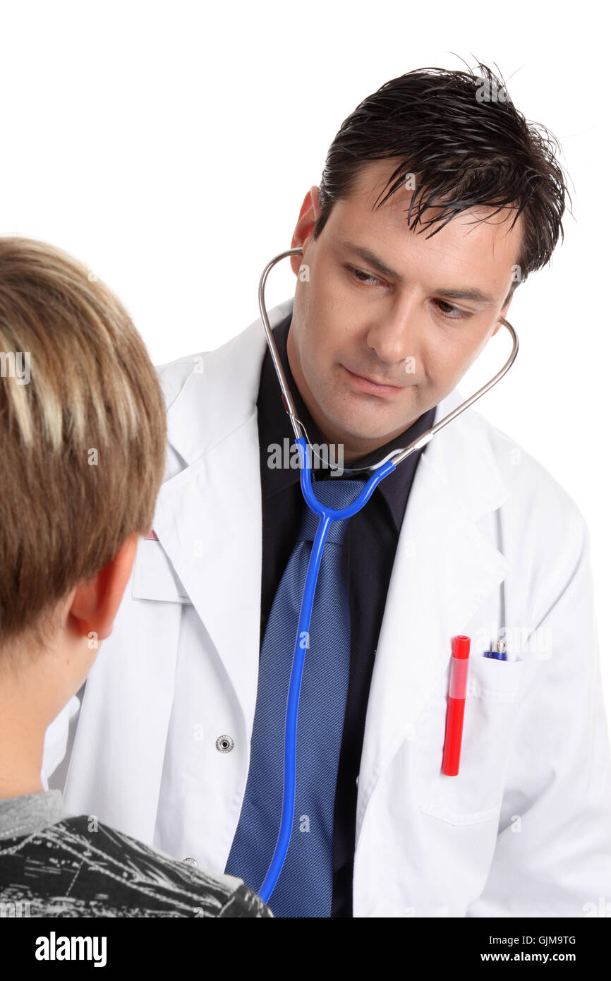Doctor patient medical examination Stock Photo - Alamy