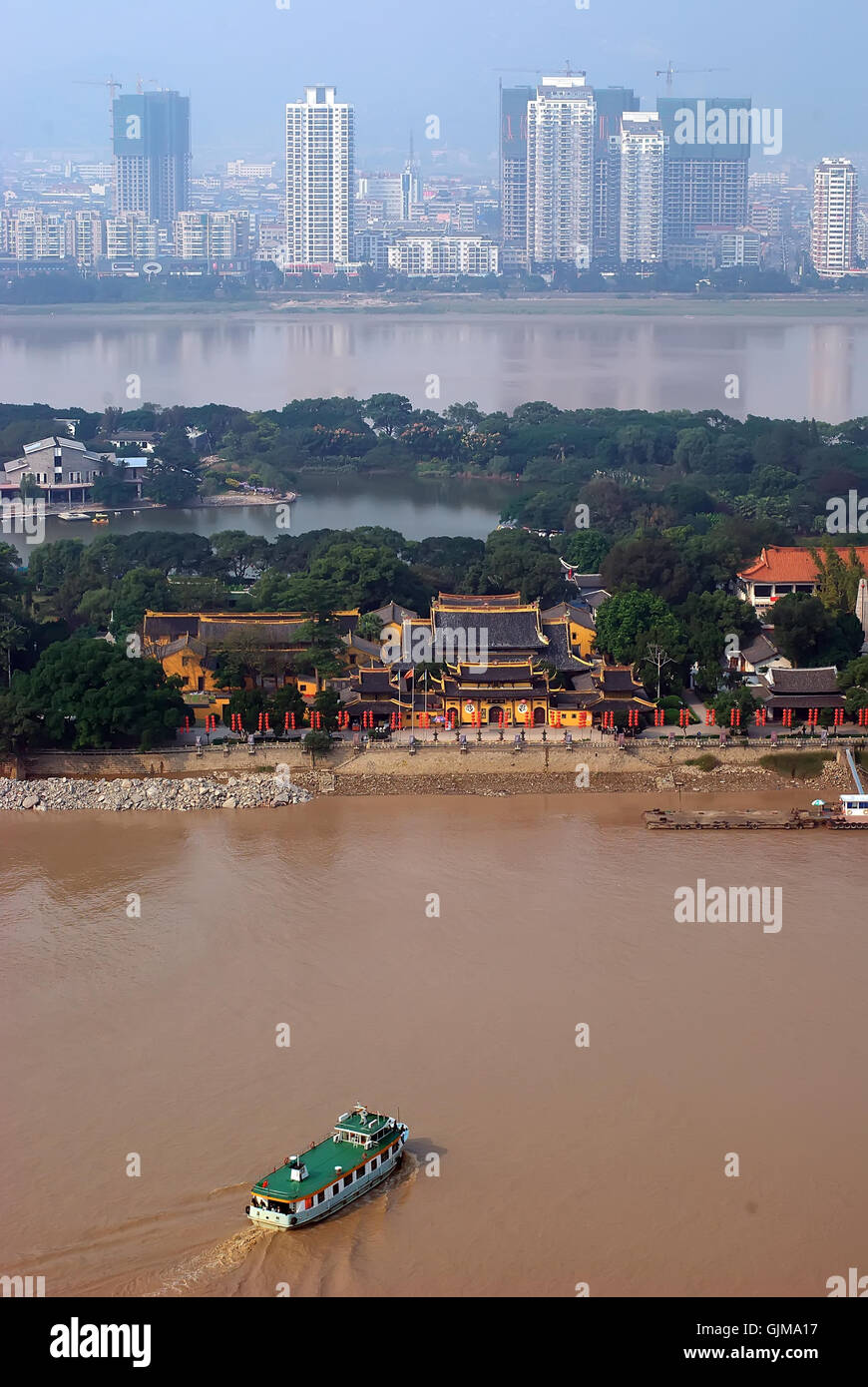 Development of a small city in China - New buildings Stock Photo - Alamy