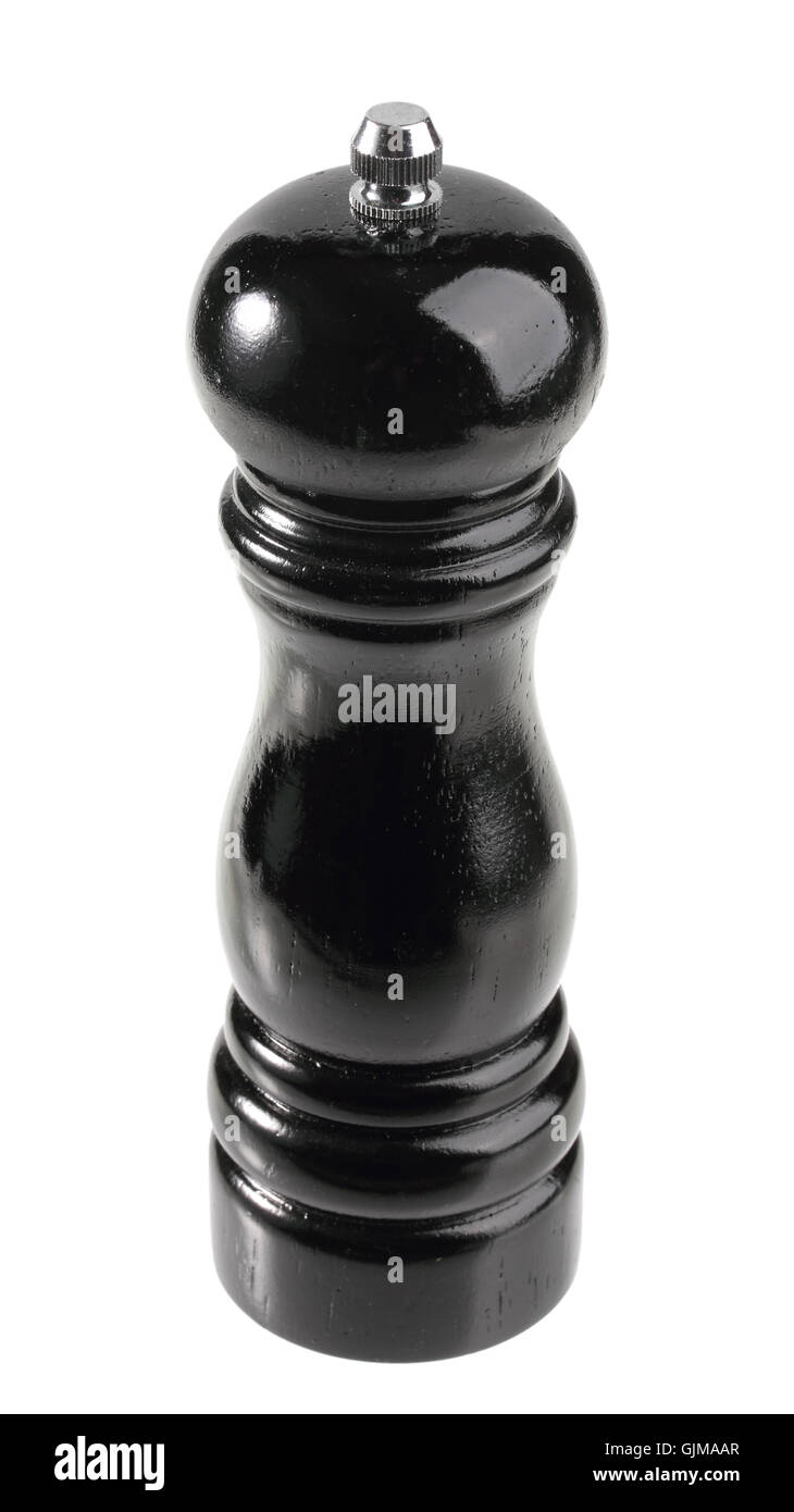 Black pepper white background Cut Out Stock Images & Pictures - Alamy