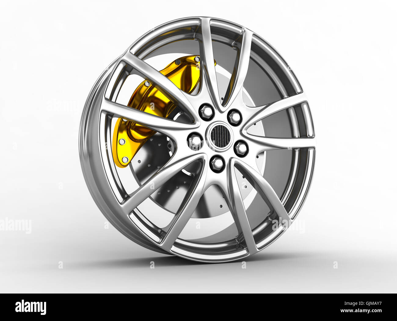 Wheels with alloy rims Stock Photo - Alamy