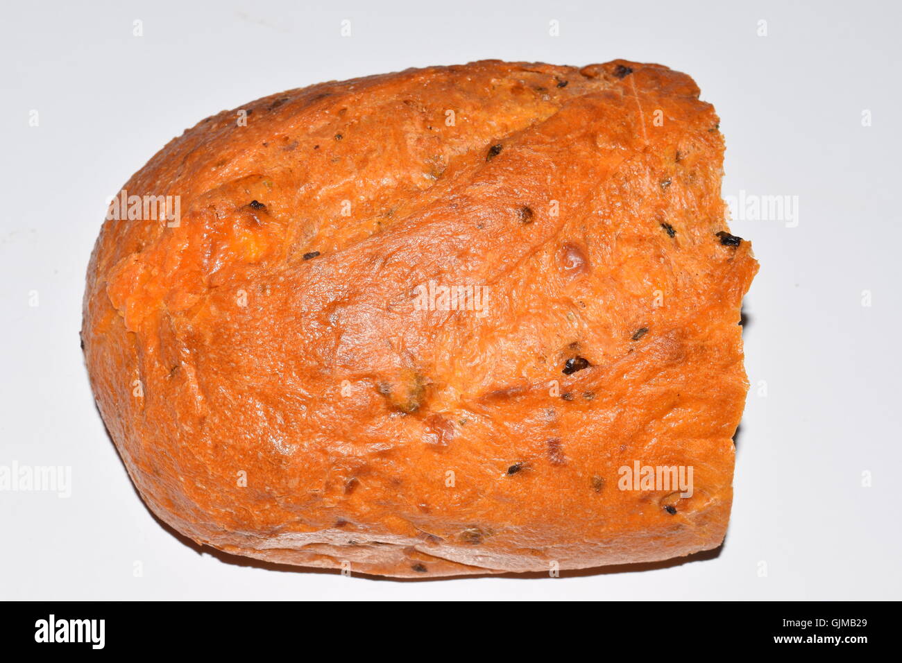 Half a Loaf of Bread Isolated on a White Background Stock Photo - Alamy