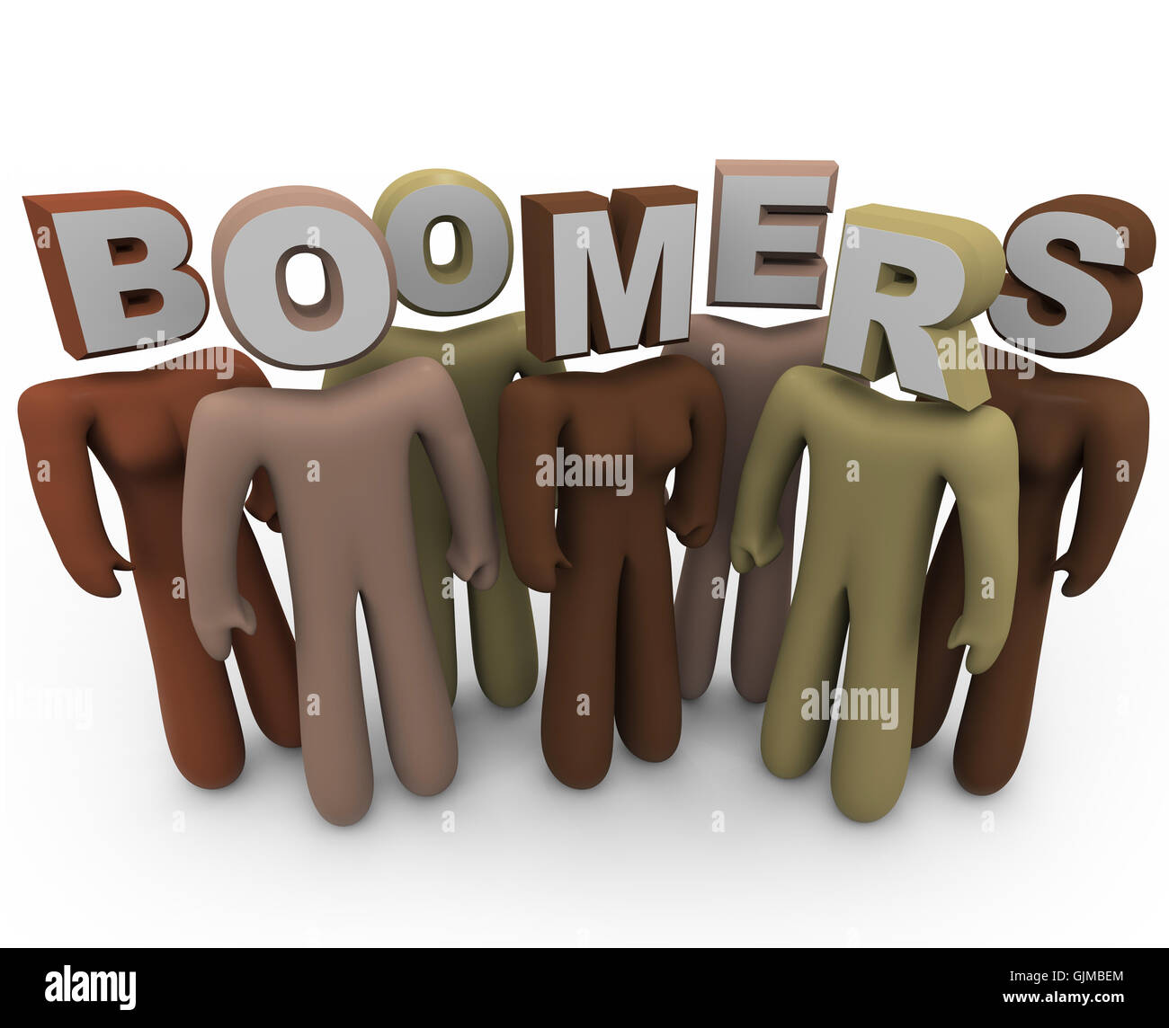 Boomers - People of Different Races and Older Age Stock Photo - Alamy