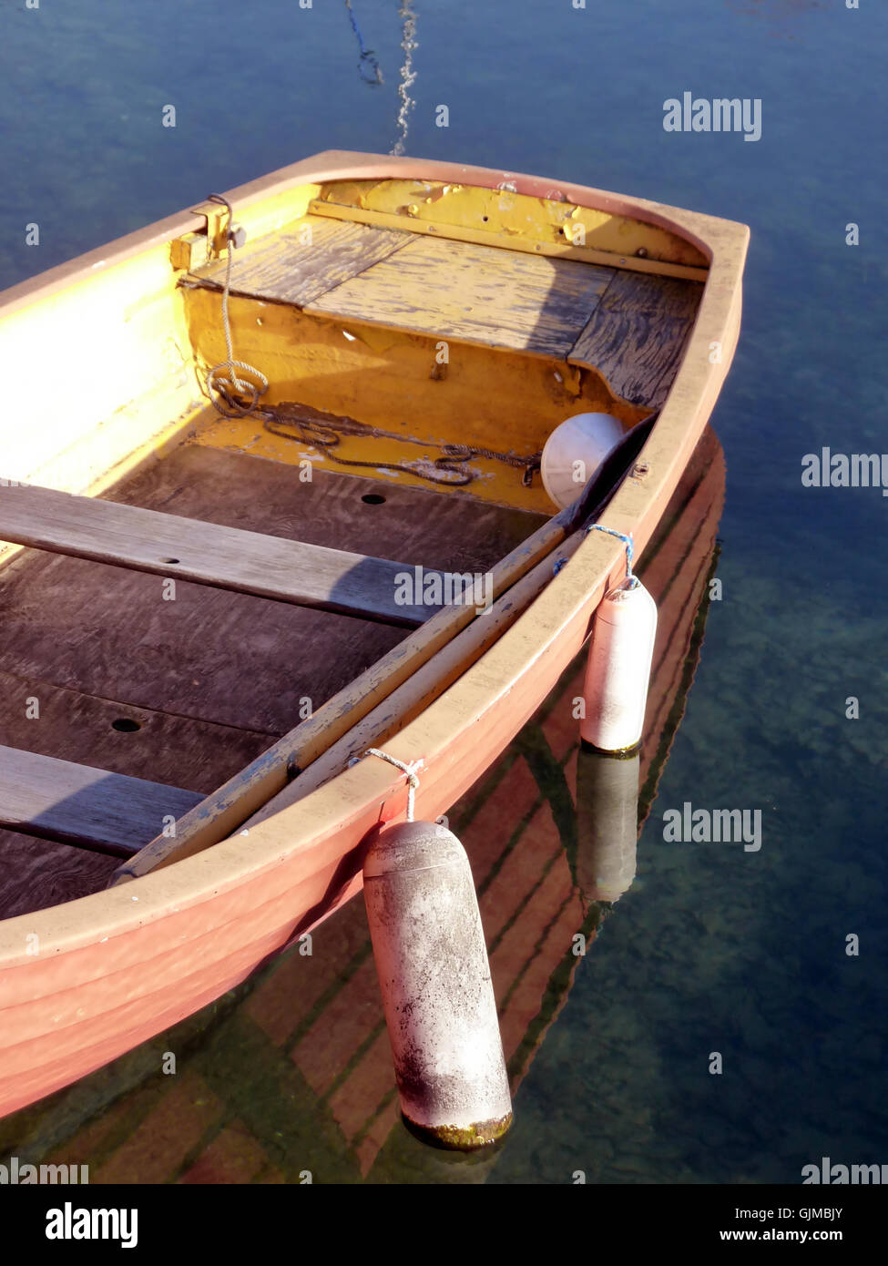 Old red boat Stock Photo - Alamy
