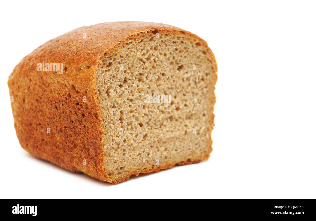 half wheat bread round Stock Photo - Alamy