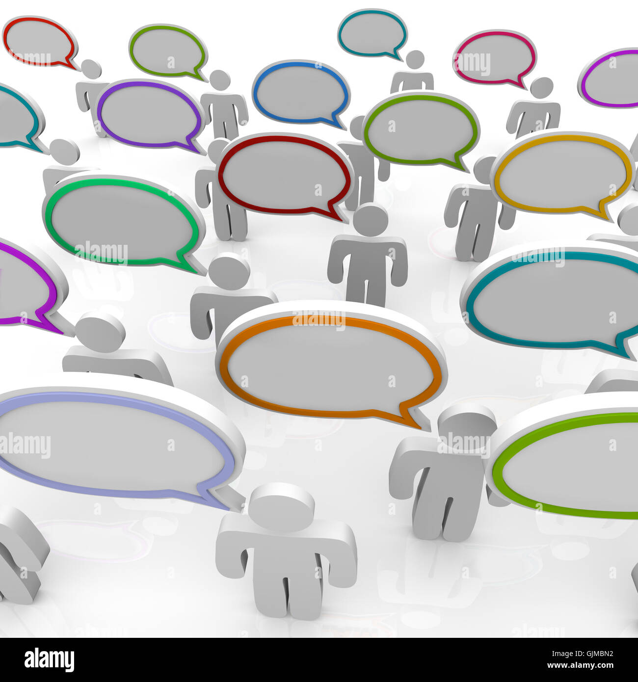 Large Group of People Talking - Speech Bubbles Stock Photo - Alamy Large Group of People Talking - Speech Bubbles Stock Photo - Alamy