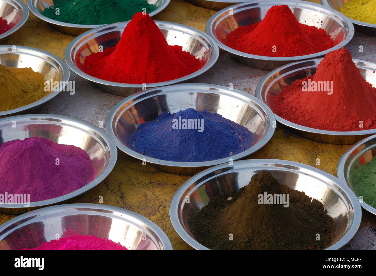 india metal colors Stock Photo - Alamy