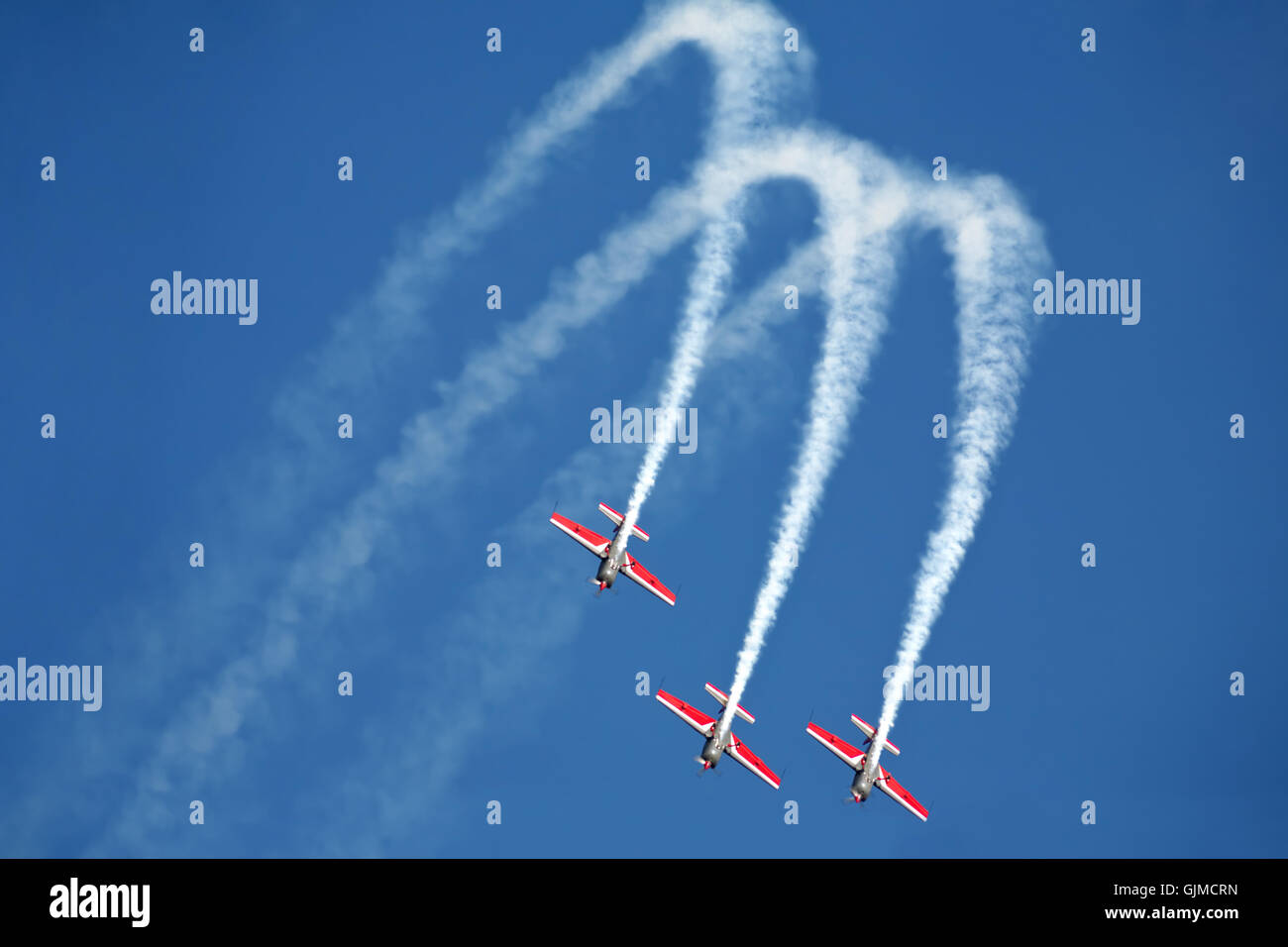 Three airplanes on airshow hi-res stock photography and images - Alamy