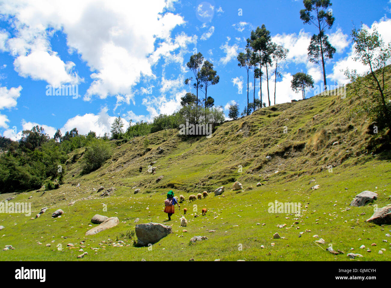 mountains agriculture farming Stock Photo - Alamy